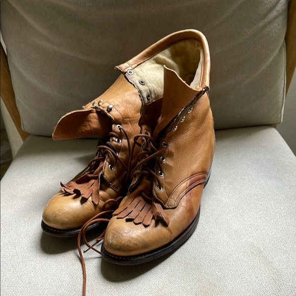 Vintage | Shoes | Vintage Classic Kiltie Boots | Poshmark